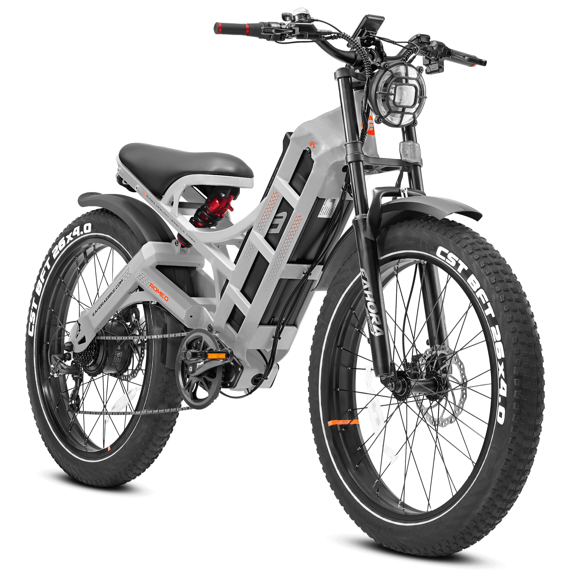 Eahora Romeo Pro |1200W 60Ah Full Suspension | Electric Fat Bike ...