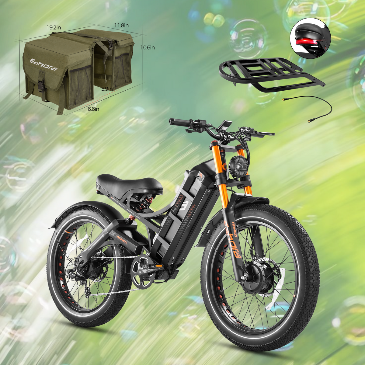 Eahora Romeo Pro II | 3000W Dual Motor 52V 60Ah | Electric Bike 2024 ...