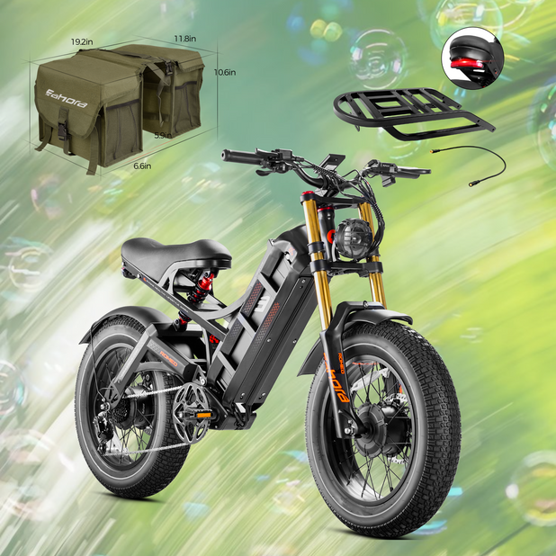 Eahora Romeo Pro II | 3000W Dual Motor 52V 60Ah | Electric Bike 2024 ...